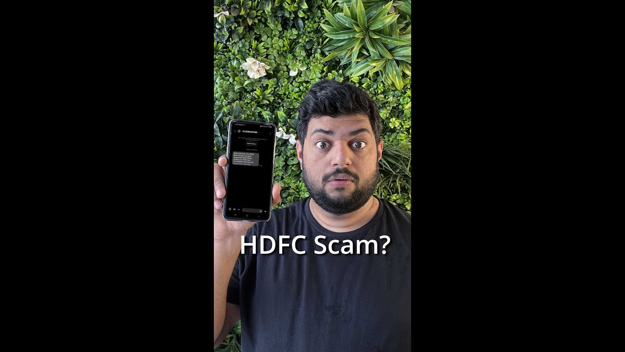 HDFC Scam!!! - YouTube