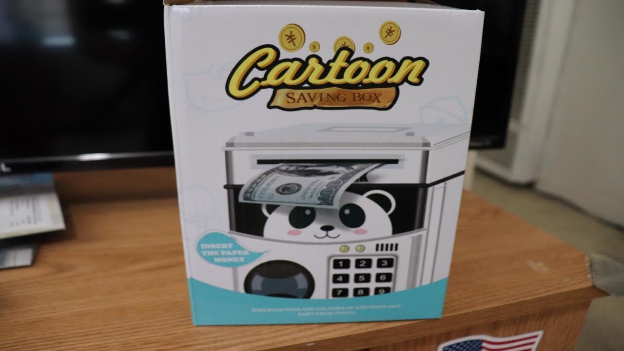 Cartoon Saving Box Opening! - YouTube