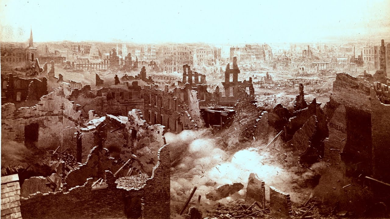 Great Fire of Old World Chicago USA 1871 - YouTube