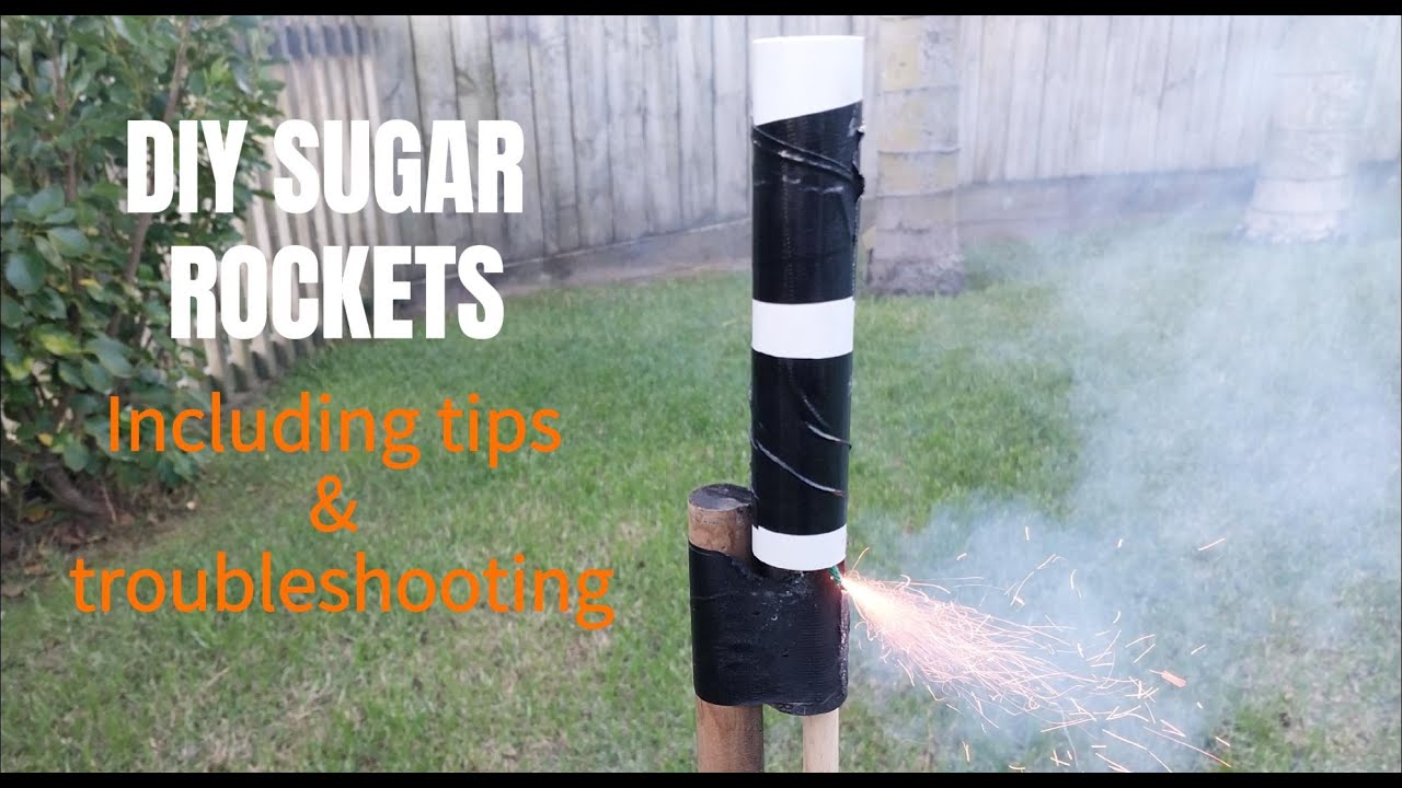 DIY Sugar rocket - Including tips and troubleshooting - YouTube