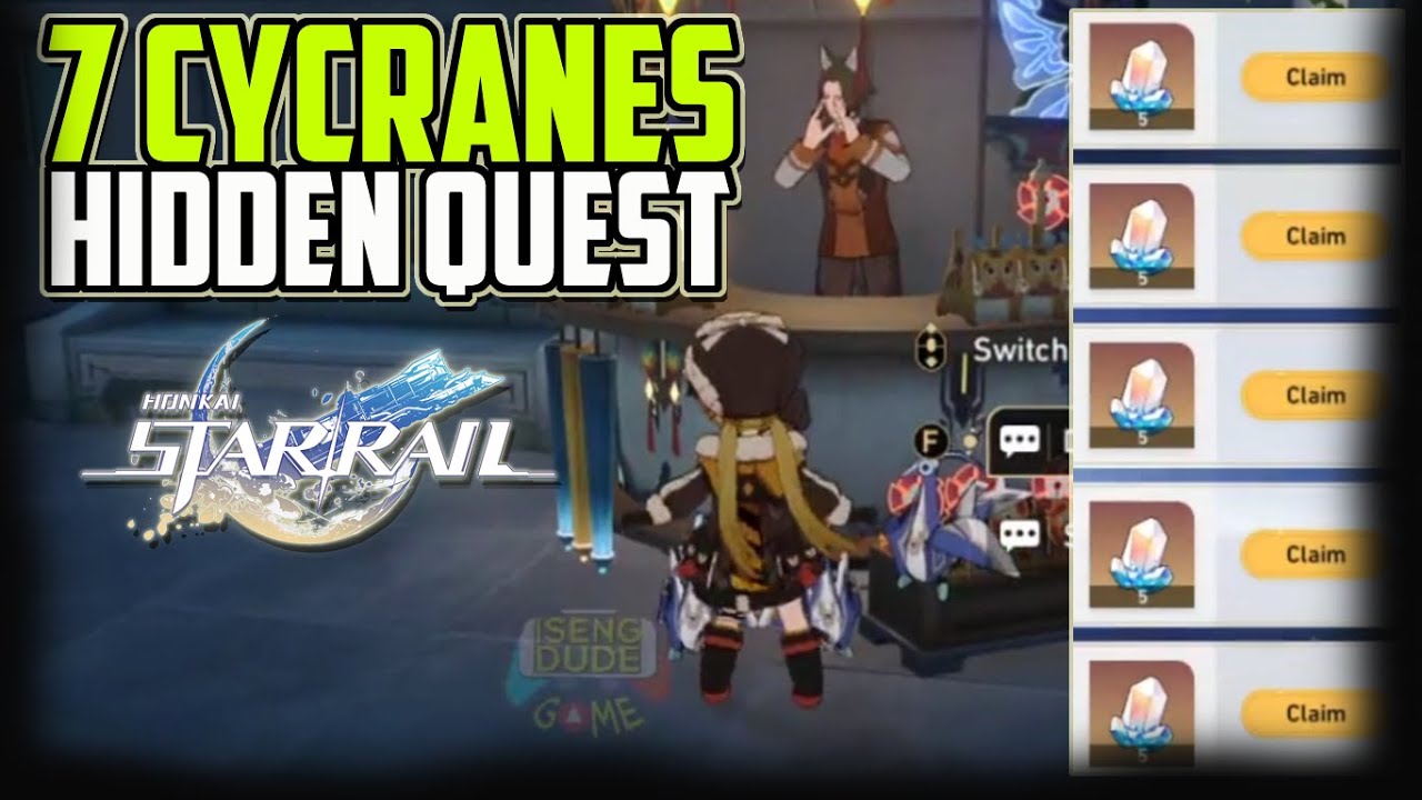 7 CYCRANE HIDDEN QUEST AND LOCATION - HONKAI STAR RAIL - YouTube