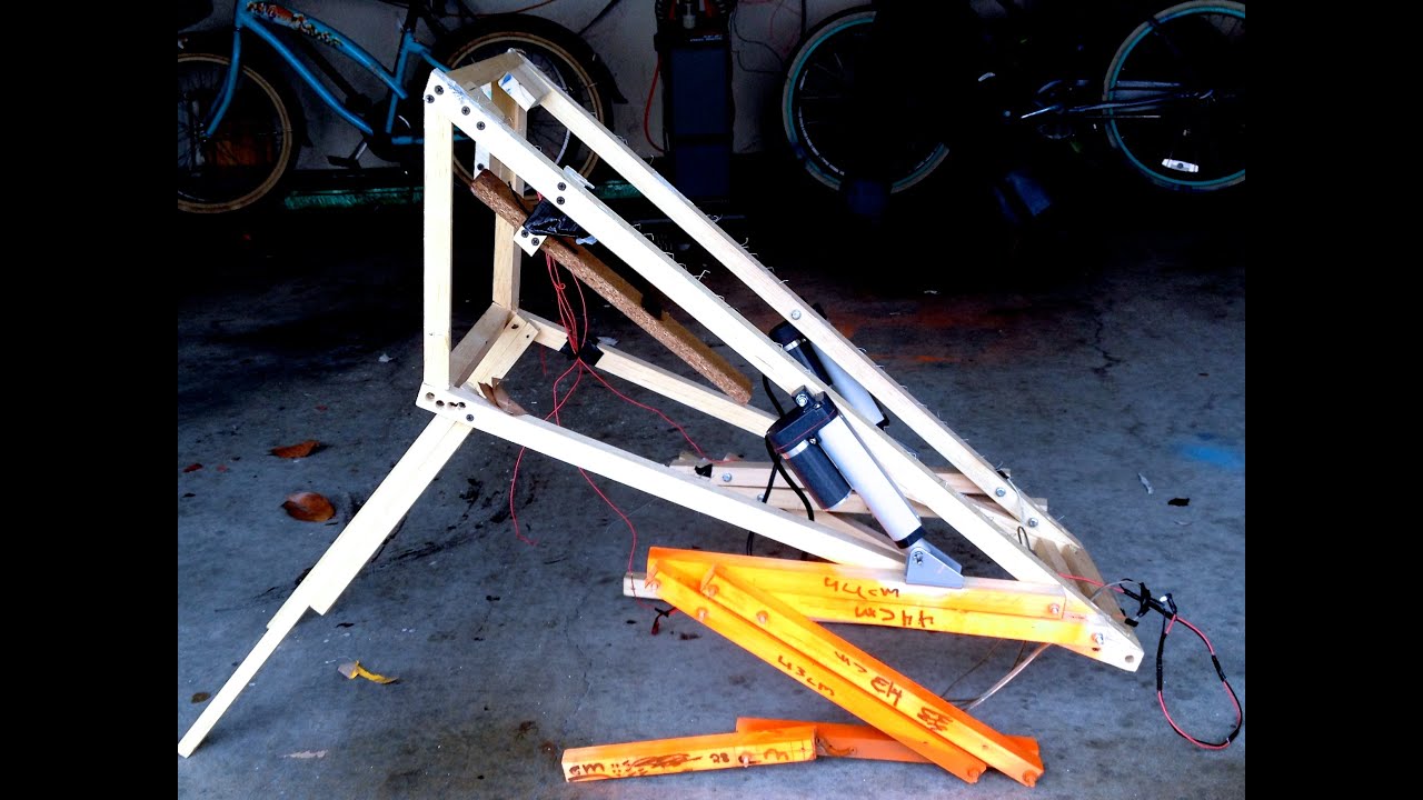 Rhombus Linkage | Designing a Robot Chupacabra Leg (Chupacabras Live ...