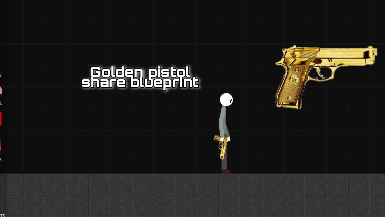 Tsrp Golden pistol Share Blueprint - YouTube