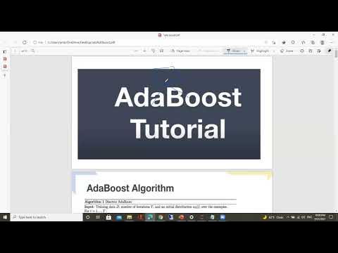 AdaBoost part one in machine learning شرح عربي - YouTube