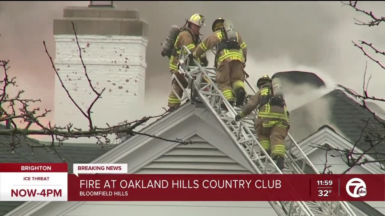 Oakland Hills Golf Club Fire - YouTube