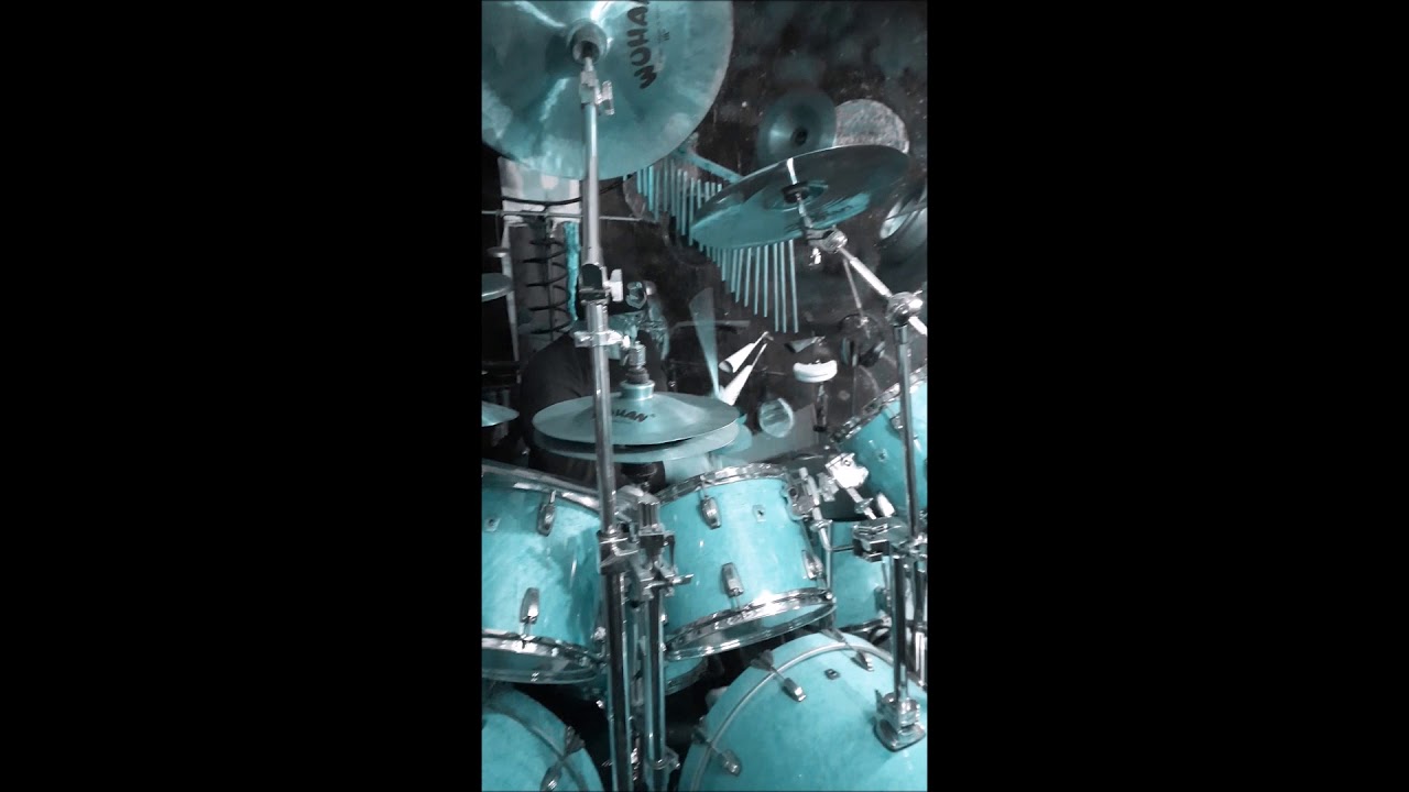 Daniel Seth Eason ©2020 drum solo on Suspended Jet Engine Compressor ...