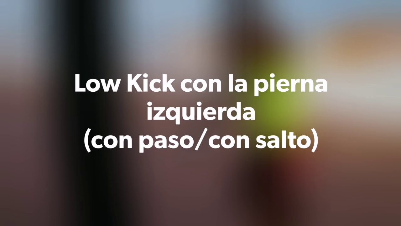 Tipos de Low Kick de Kickboxing/Muay Thai/Artes Marciales - YouTube