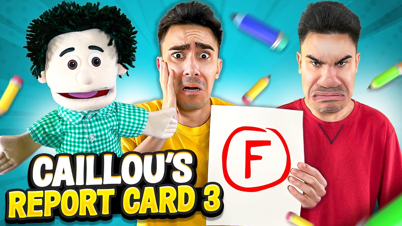 Caillou's Report Card Disaster 3 | Funniest Episode Ever! - YouTube