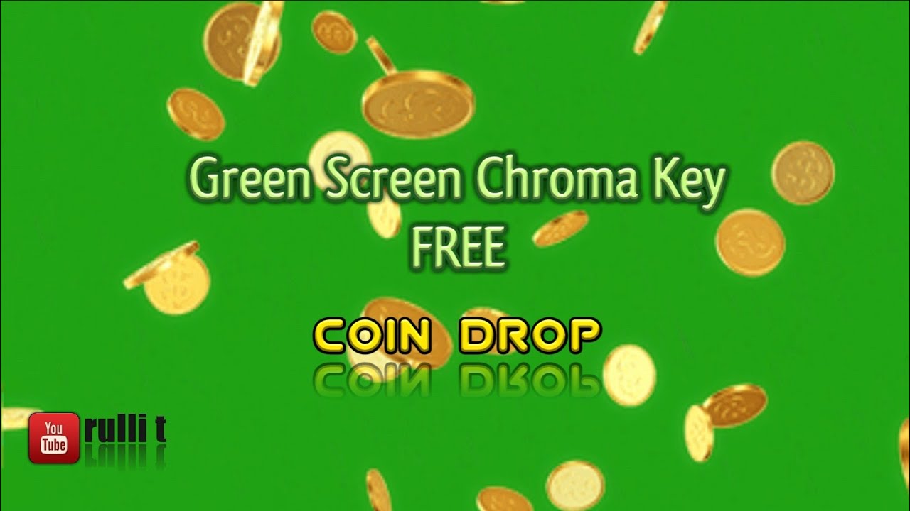 Green Screen - COIN DROP animation 🔊 Chroma key - YouTube