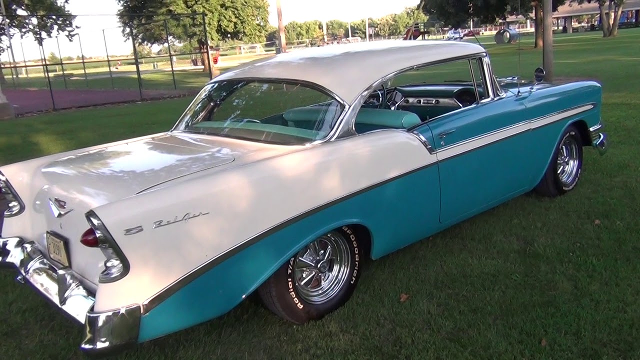 1956 Chevrolet Bel Air 2 Door Hardtop All Original 265 Power Pack - YouTube