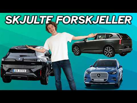 BMW iX3 vs Volvo EX60 vs Mercedes GLC – Forskjellene forklart