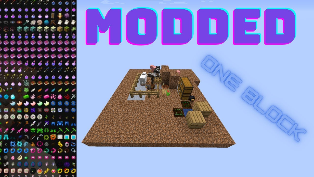 Smooth Sailing | Modded One Block Sky Block | Episode 1 - YouTube