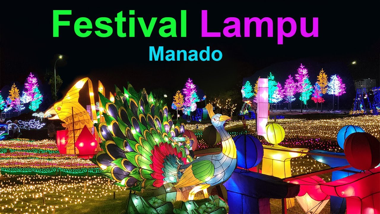 Lampu-lampu Indah Gemerlap di Light Festival, Sekitar Pohon Kasih ...