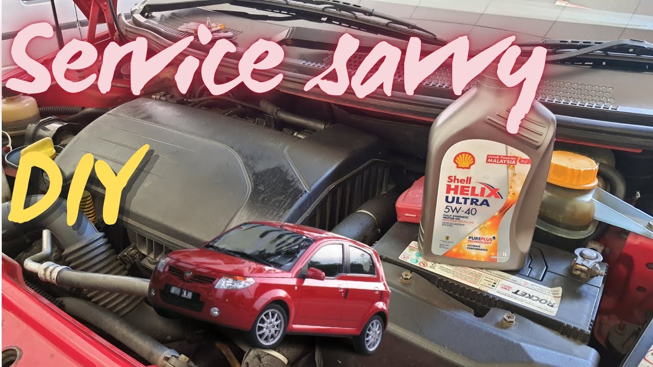 Proton Savvy D4F Tukar Minyak Enjin|Oil Change D4F DIY #protonsavvy # ...