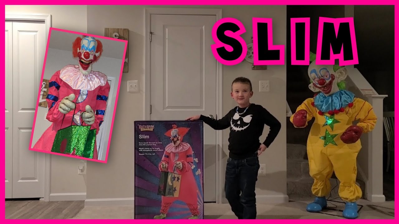 Slim Animatronic Unboxing Demo and Setup | Spirit Halloween 2023 ...