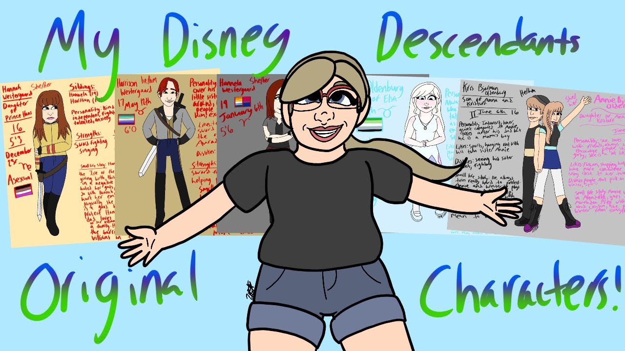 Meet my Disney Descendants Ocs (Original Characters) - YouTube