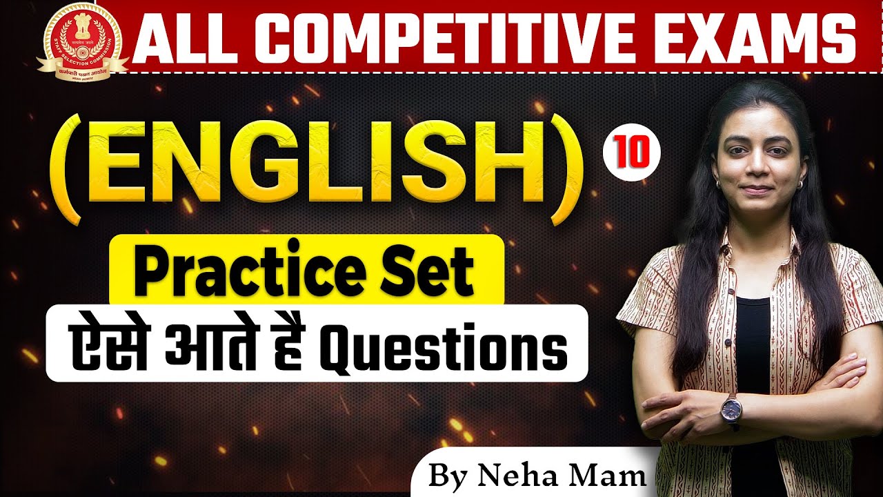 English | Practice Question | All Competitive Exams | By Neha Mam ...