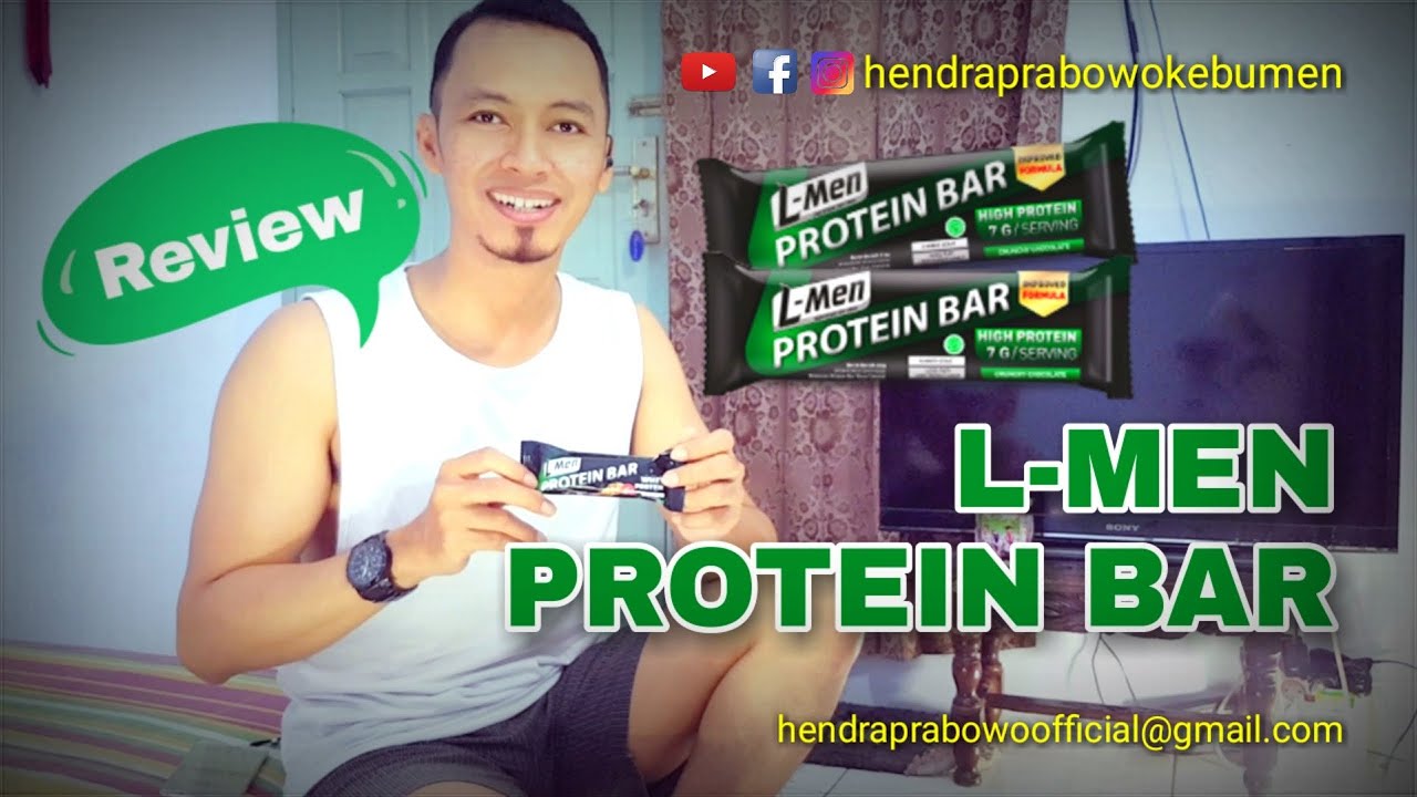 REVIEW L-MEN PROTEIN BAR || SEBELUM BELI LIHAT REVIEW DETAILNYA DULU ...