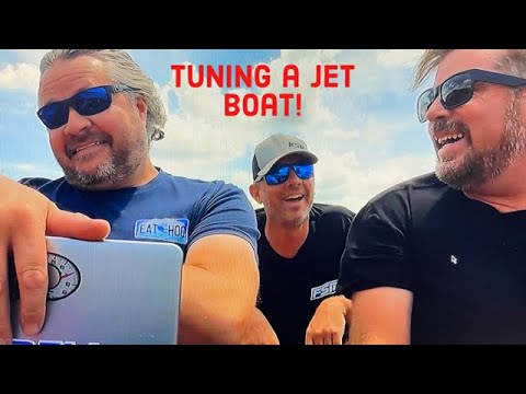 I'm on a boat!! Tuning Mike Finnegan's twin turbo jet boat! - YouTube
