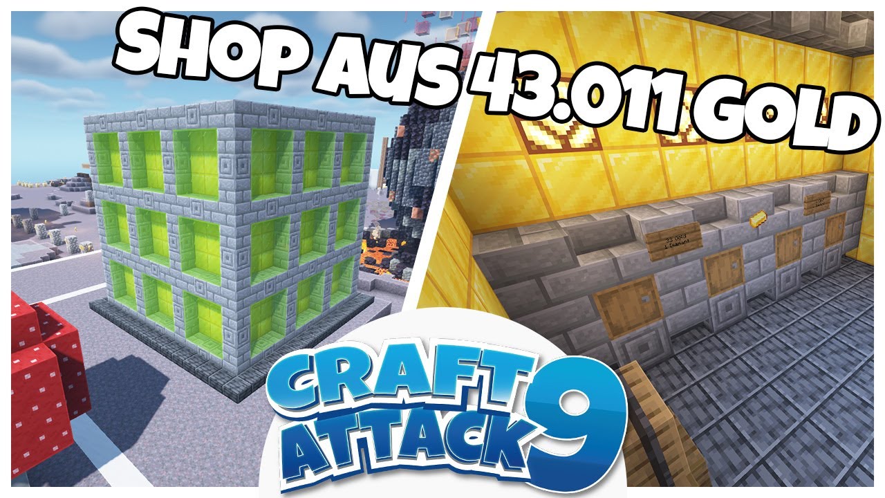 Shop aus 43.011 GOLD | Craft Attack 9 #13 | Minecraft Craft Attack ...