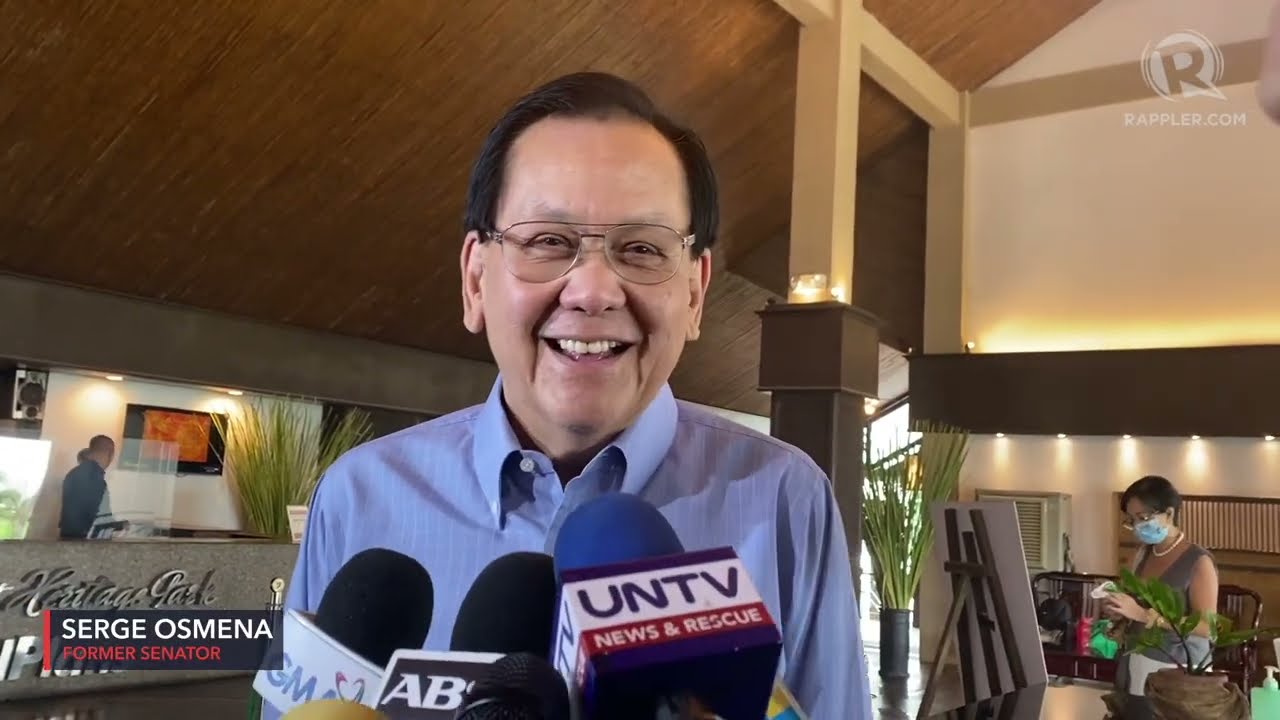 Serge Osmena says FVR 'the best president we've had in 65 years' - YouTube