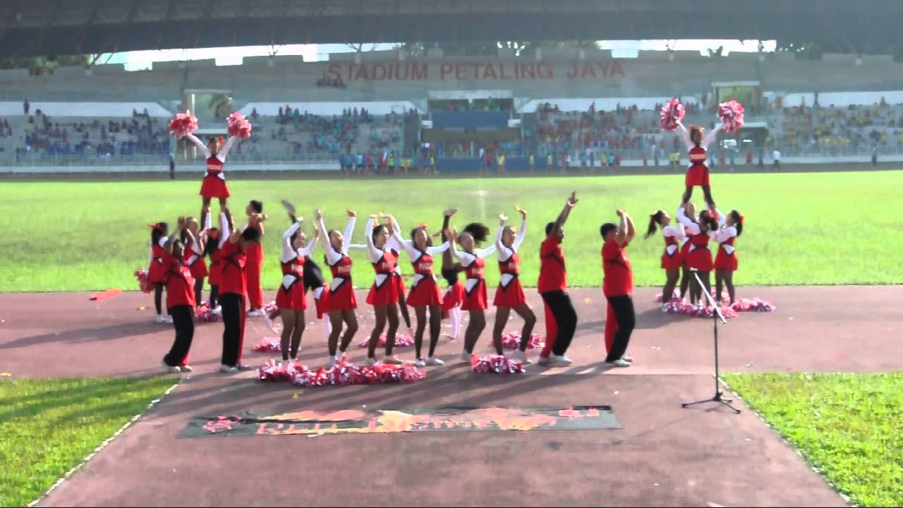 WMSKL red house cheerleading 2015 - YouTube