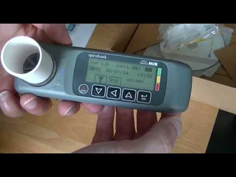MIR spirobank usb spirometer - YouTube