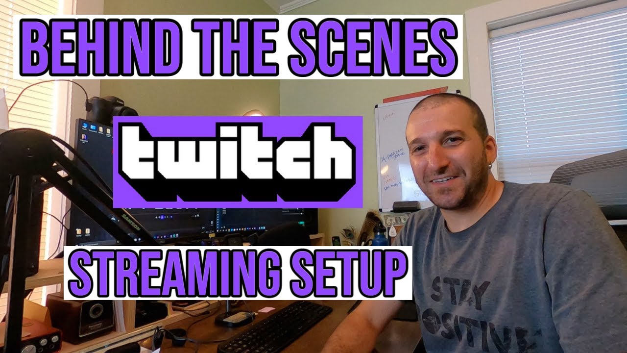 Twitch Streaming Setup - Behind The Scenes - Greenscreen, Canon M50 ...
