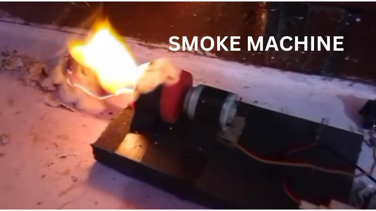 How to make a simple diy smoke machine at home - YouTube