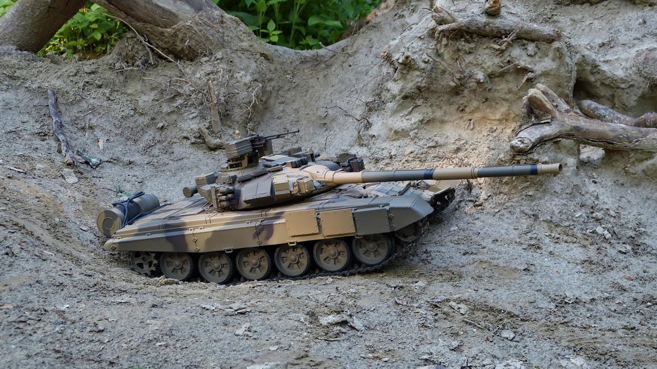 RC Tank T-90 - YouTube