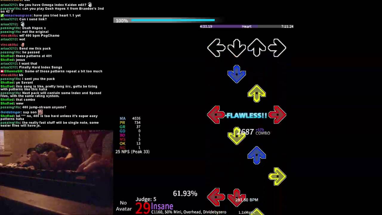 Stepmania: Heart 1.1x - Destroyed - YouTube