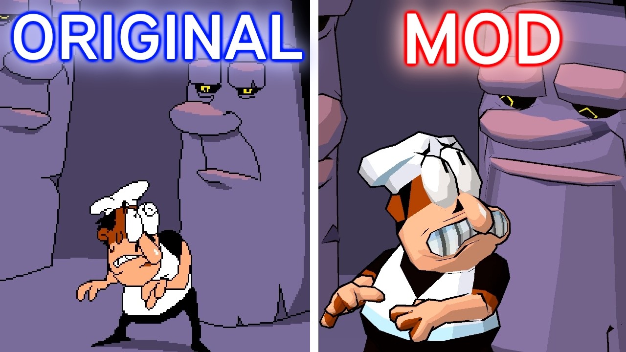 Pizza Tower 3D IS ABSOLUTELY INSANE! [Pizza Tower Fan Games Gameplay ...