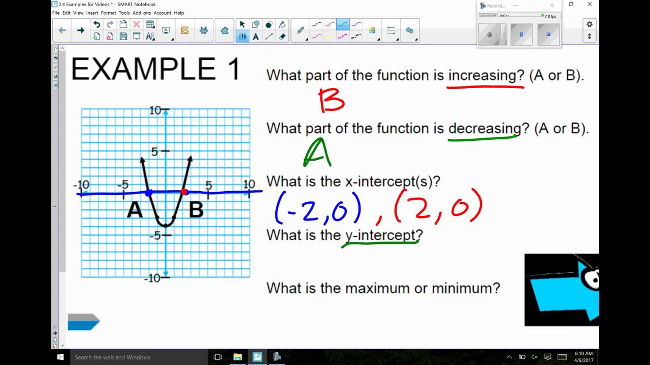 Algebra 1 2.4 Ex 1 - YouTube