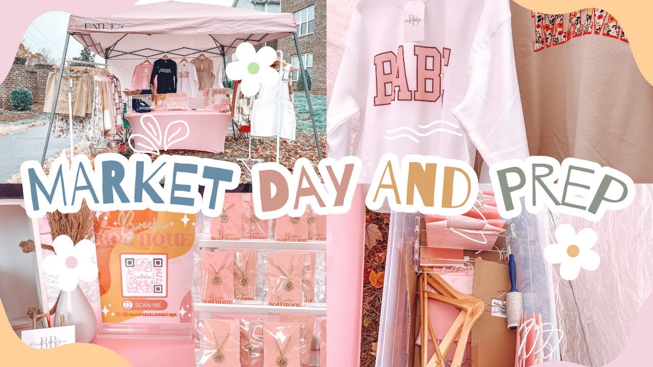 STUDIO VLOG | SMALL BUSINESS VLOG | MARKET PREP | WORK WITH ME | HOW IT ...