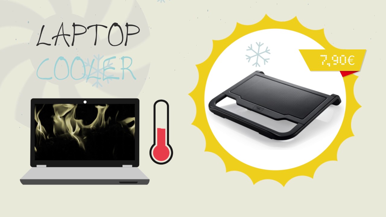 Βάση με ανεμιστήρα για laptop (Deep Cool) από το K73.gr - YouTube