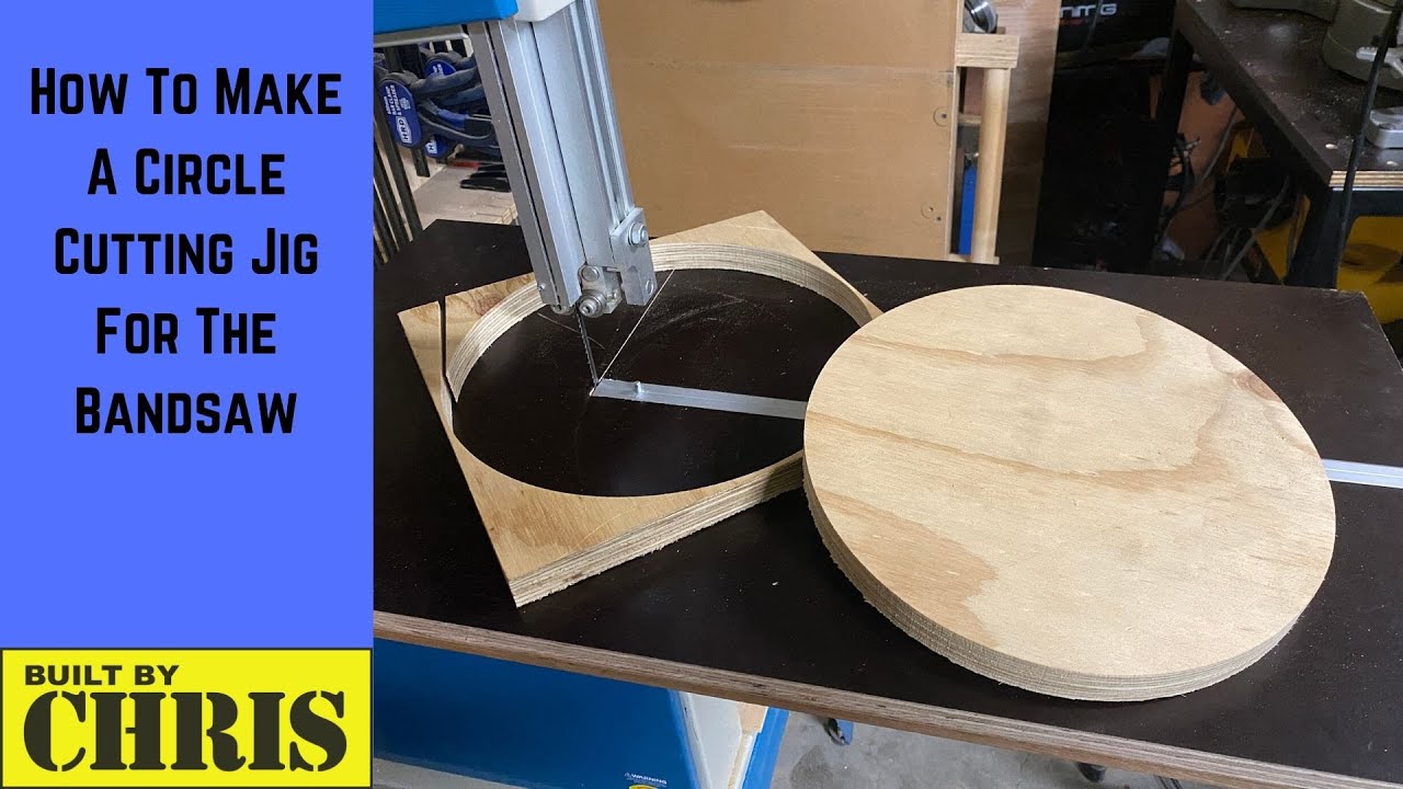 How To Make A Circle Cutting Jig For The Bandsaw - YouTube