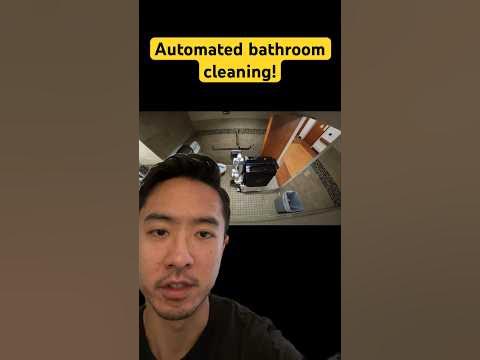 Automated bathroom cleaning! - YouTube
