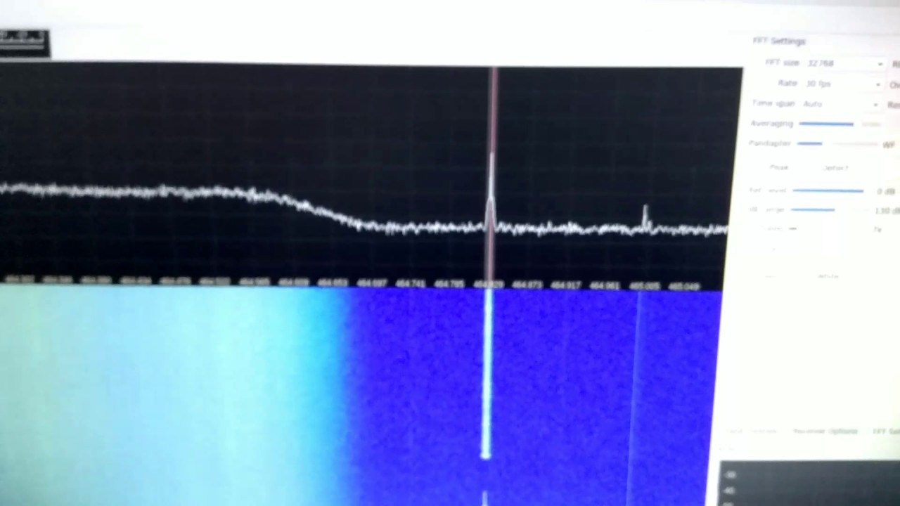 HackRF GQRX receiving 70cm band - YouTube