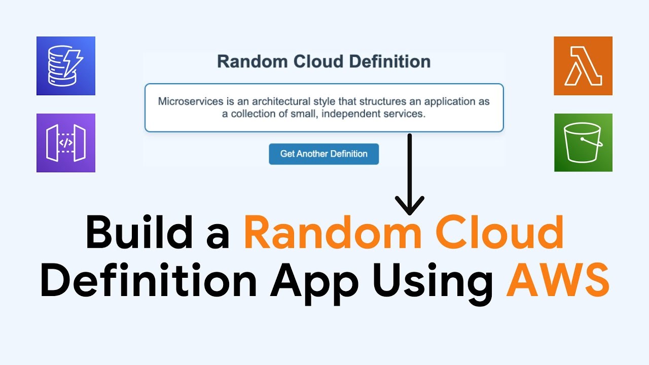 AWS Project: Building a Random Cloud Definition App on AWS | Step by Step Tutorial - YouTube
