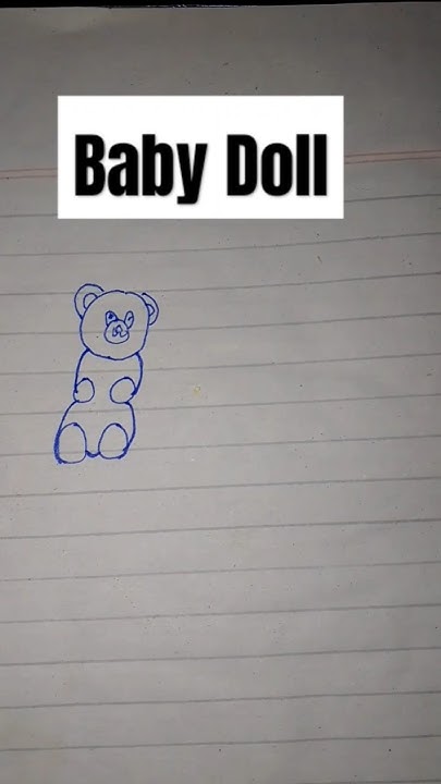How to make baby doll drawing - YouTube