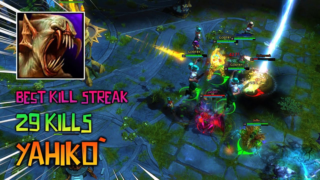 HoN Dampeer - yahikO` - Best Kill Streak - CM - YouTube