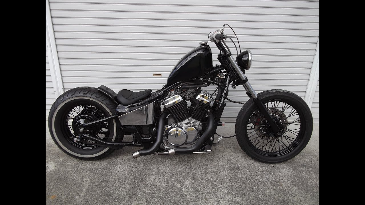 STEED400 OLD・CUSTOM chopper - YouTube