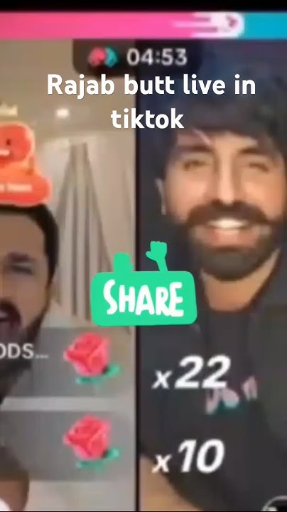 Rajab butt vs Rehan Malik live match | tiktok live funny match | rajab ...