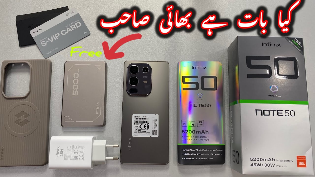 Infinix Note 50 unboxing & Review | Call Recording ☎️ power Bank 🔋 256 ...