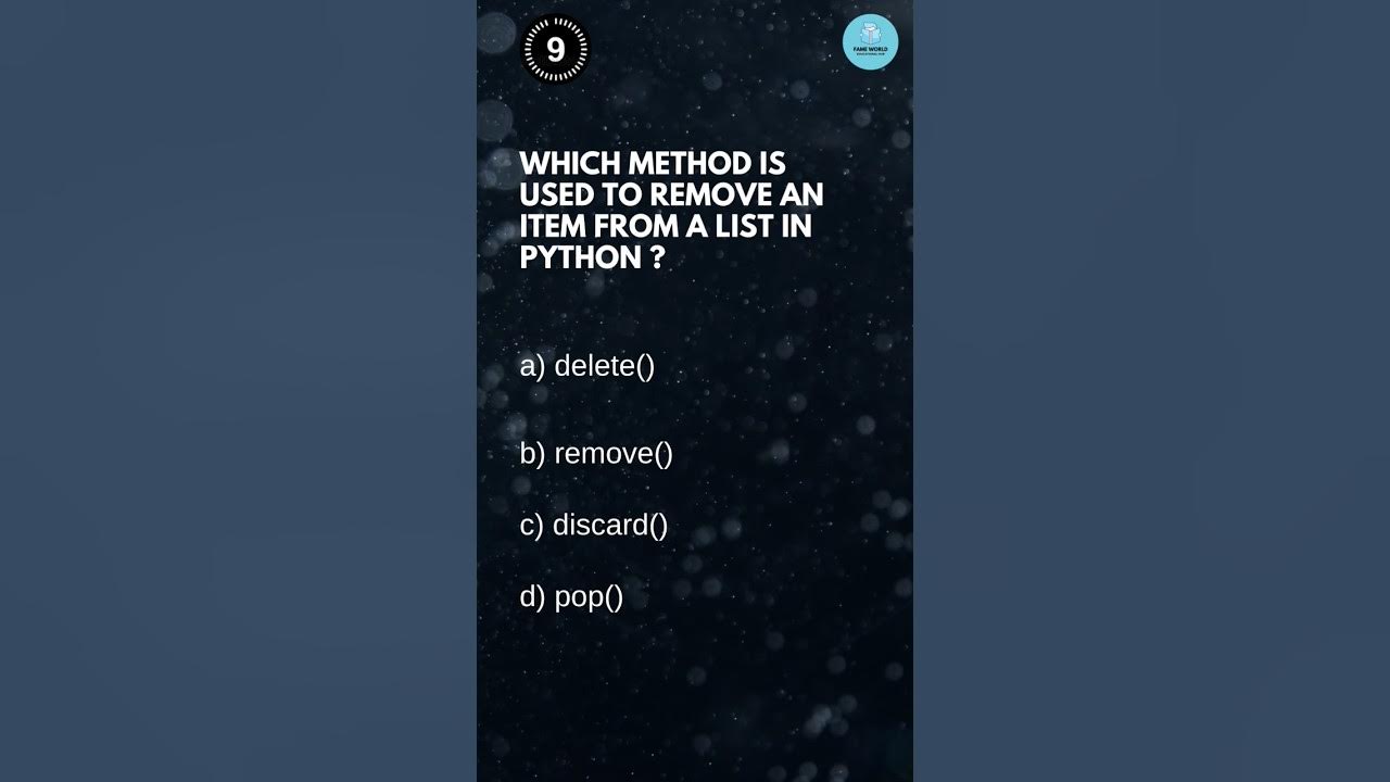 Python Programming Quiz Series Test Your Coding Skills Now 9355