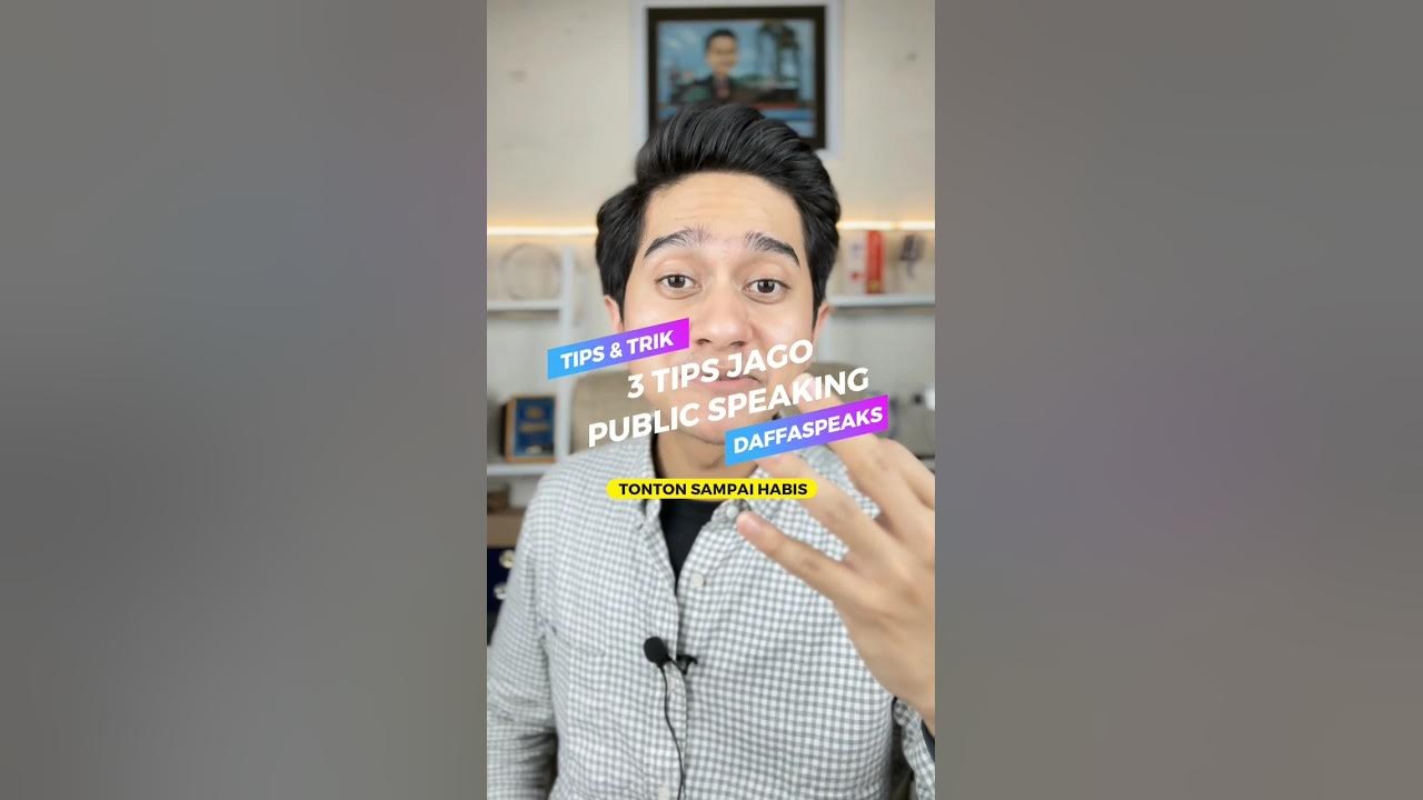 3 Tips jago public speaking! - YouTube