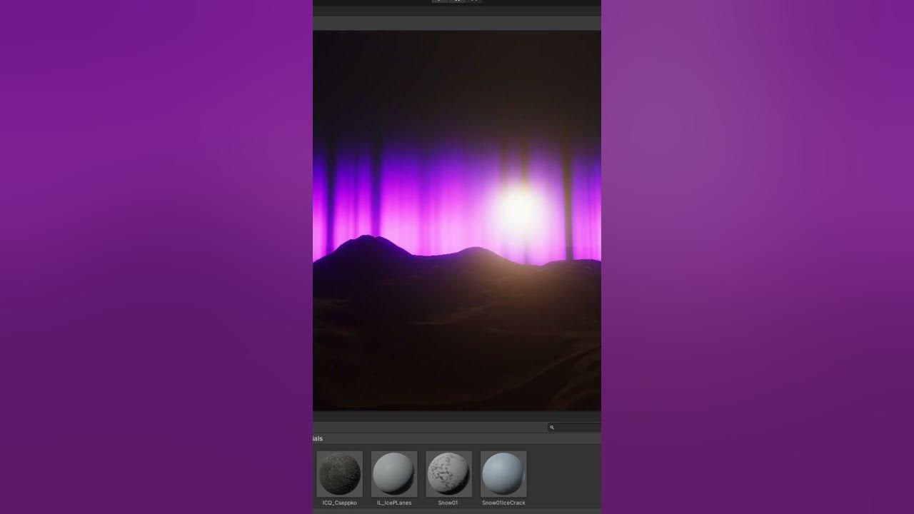 Unity Shader Aurora Simulation Youtube