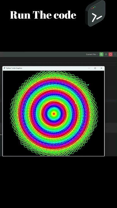 🤯 Watch Me Code a Shape You Won't Believe in Python! #shorts #python # ...
