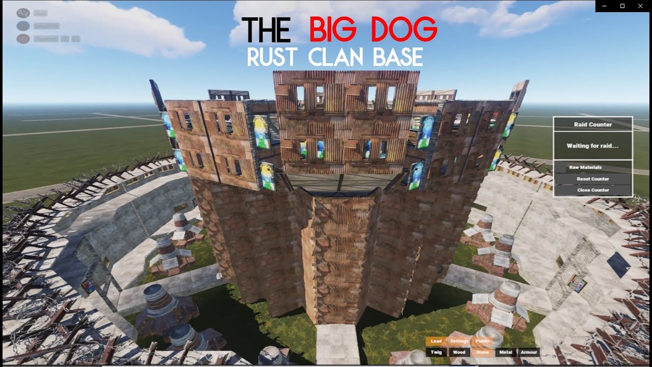 THE BIGDOG | Rust Clan Base Design 15-20+ [NOT COPYRIGHT BLOCKED] - YouTube