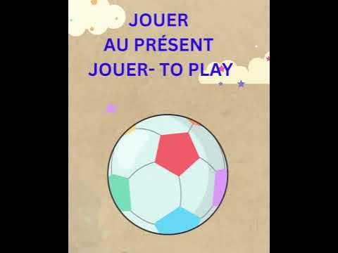 Jouer au présent- The verb to play - YouTube